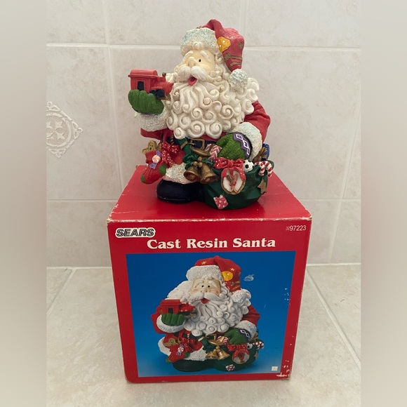 Sears | Holiday | Vintage Sears Cast Resin Santa Claus 8 | Poshmark